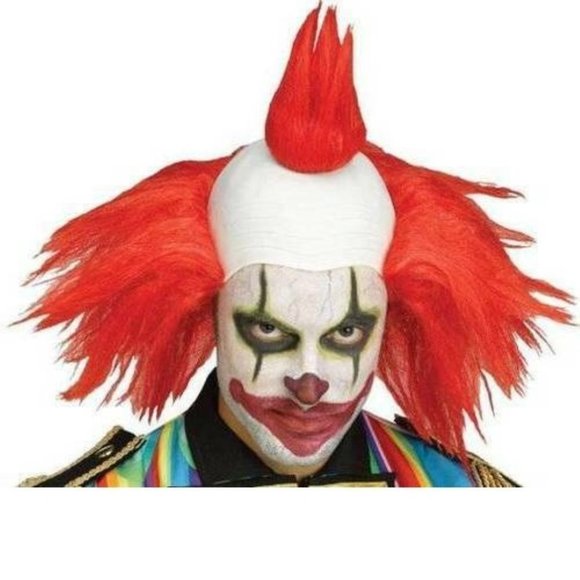 Totally Ghoul | Costumes | Clown Wig Red Krusty Clown Halloween Latex ...